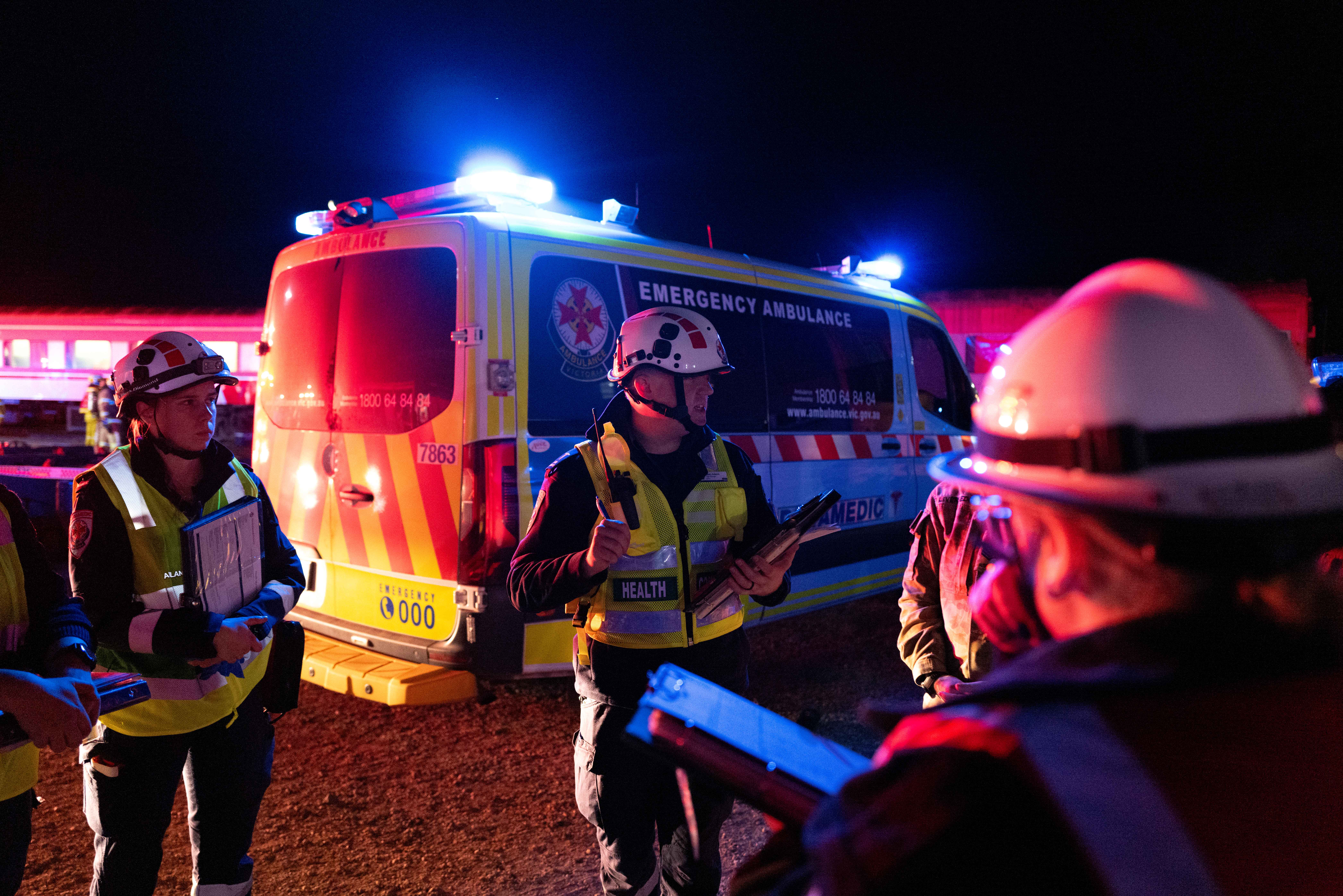 Multi-casualty training exercise sharpens AV skills | ambulance.vic.gov.au