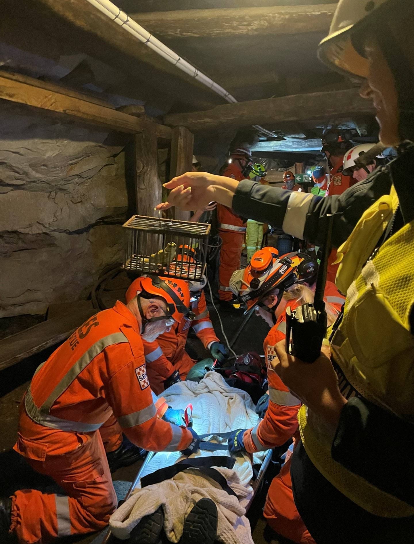 Coal mine exercise gives emergency services unique training | ambulance ...